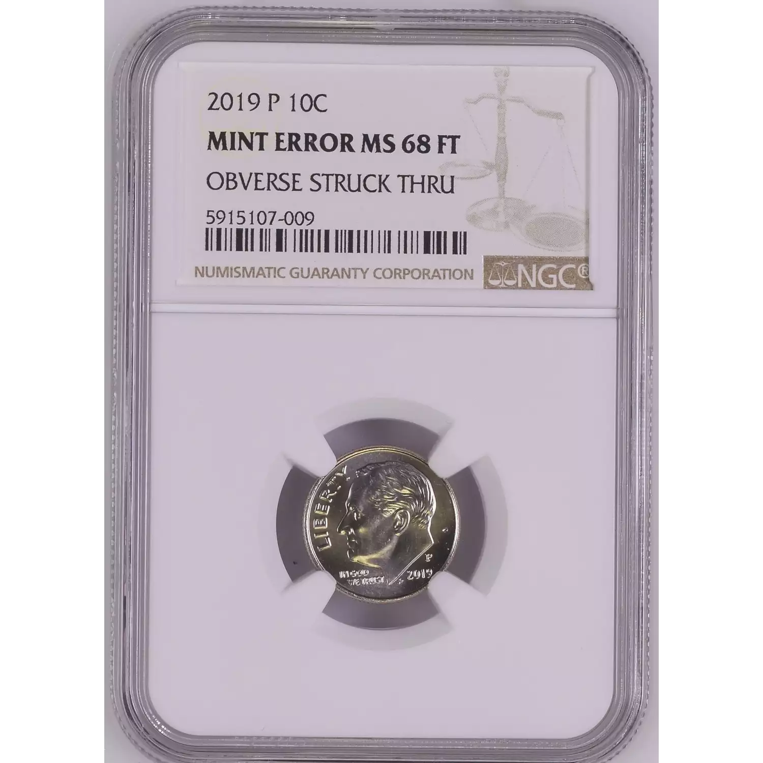 2019 Dimes Roosevelt NGC MS-68 FT - Copper State Coin and Bullion