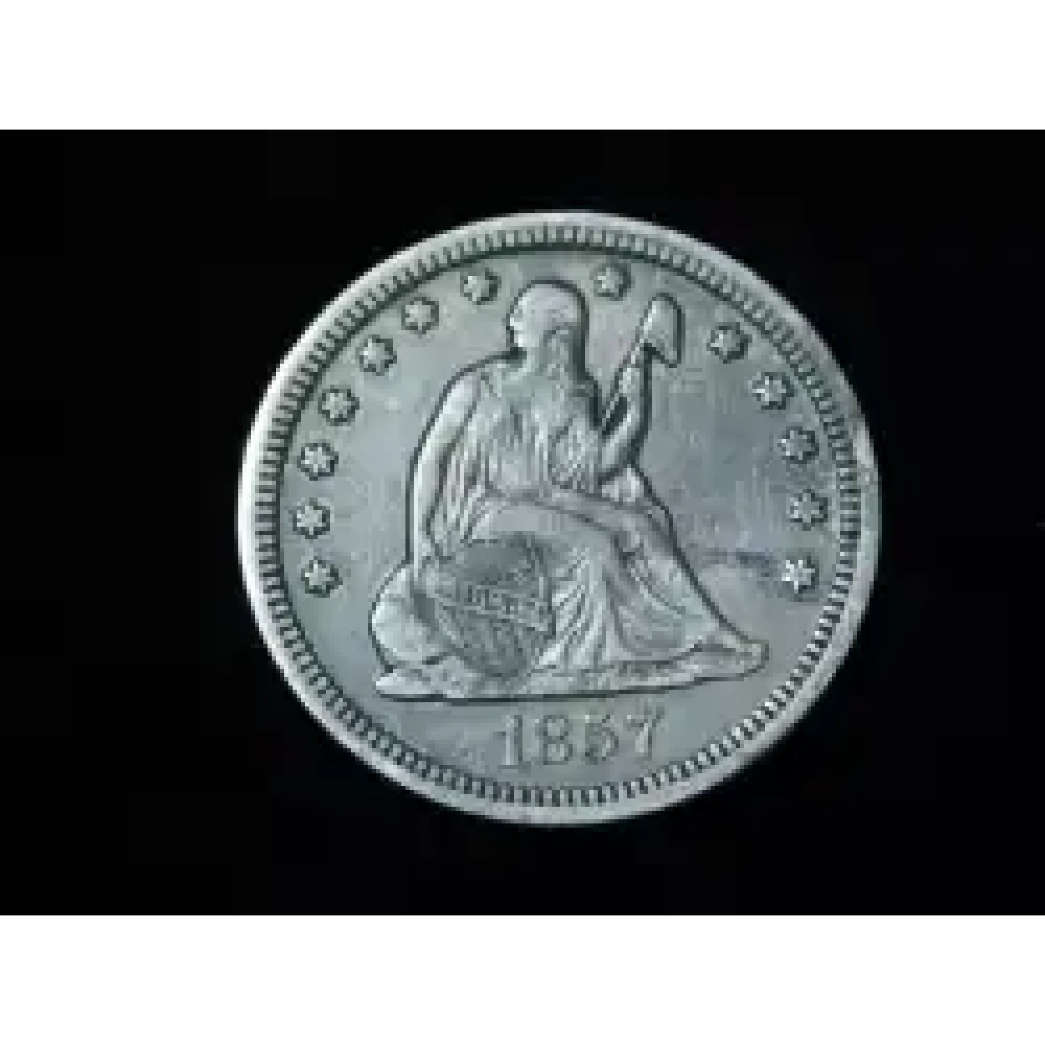 1857 Seated Liberty Quarter - Copper State Coin and Bullion