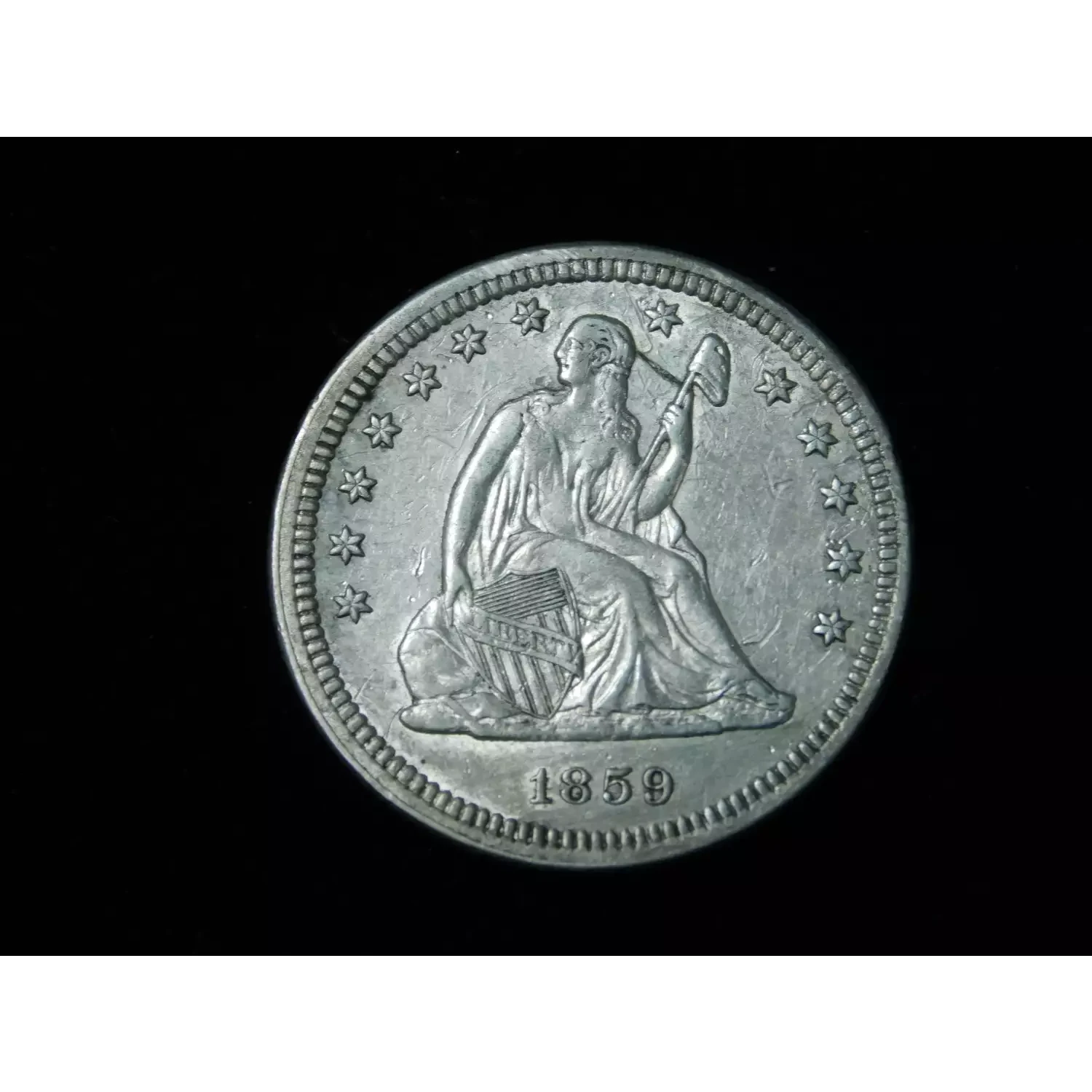 1859 Seated Liberty Quarter - Copper State Coin and Bullion